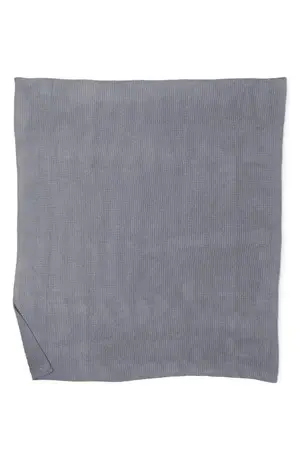 Barefoot Dreams Cozychic® Waffle Knit Bed Blanket - Dove Gray