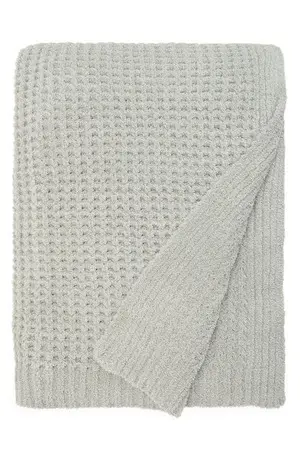 Barefoot Dreams Cozychic® Waffle Knit Bed Blanket - Wave
