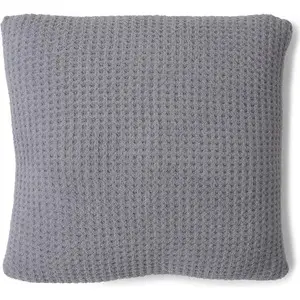 Barefoot Dreams Cozychic® Waffle Knit Accent Pillow - Dove Gray