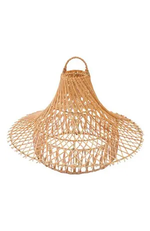 THE ARTISAN & COMPANY Caping Rattan Pendant Ceiling Light