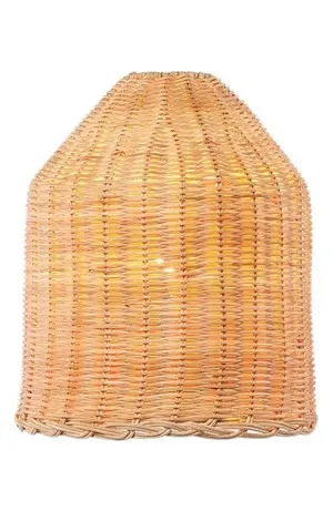 THE ARTISAN & COMPANY Harmony Rattan Pendant Ceiling Light - Natural