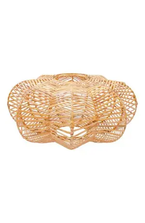 THE ARTISAN & COMPANY Carambola Rattan Pendant Light - Natural