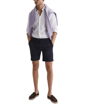 REISS Wicket Chino Shorts - Navy