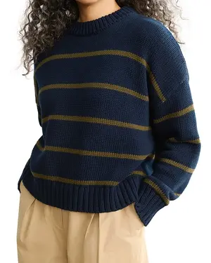 Jenni Kayne Chloe Striped Sweater - Navy/army