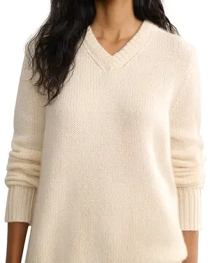 Women's Ivory Cashmere Sweaters
