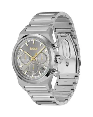Hugo Boss Candor Chronograph Watch 41mm - Silver/silver