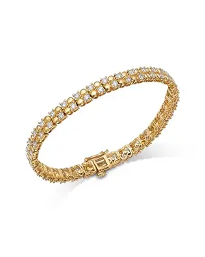 Bloomingdale'S Diamond Bracelet In 14k Yellow - Gold