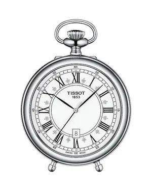 TISSOT Stand Alone Pocket Watch - White/silver