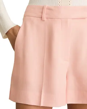 REISS Magda Tailored Shorts - Pink