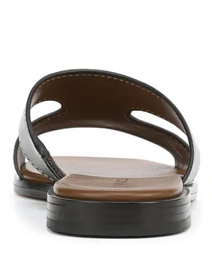 Vince Meyers Leather Slide Sandals
