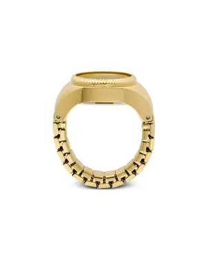 Fossil Ring Watch, 15mm - Green/gold