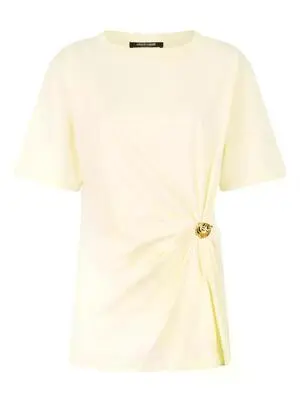 Roberto Cavalli Cotton T-shirt - Neutrals