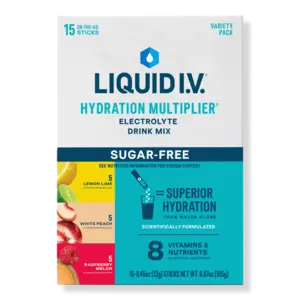 LIQUID I.V. Hydration Multiplier Electrolyte Drink Mix Sugar Free Variety Pack - One-color