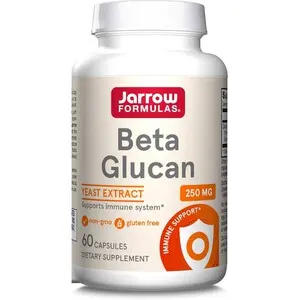 JARROW FORMULAS Beta Glucan 250mg 60 Capsules - One-color