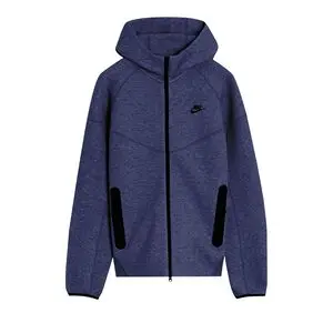 Nike Sportswear Tech Fleece Windrunner Full Zip Hoodie 'obsidian Heather/black - Blue