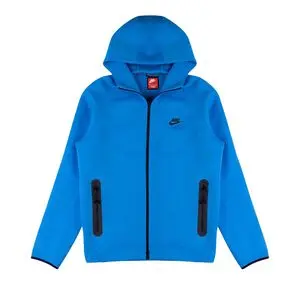 Nike Tech Fleece Windrunner Full Zip Hoodie - Blue