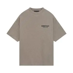 Fear Of God Jersey Crewneck Tee 'heather - Grey