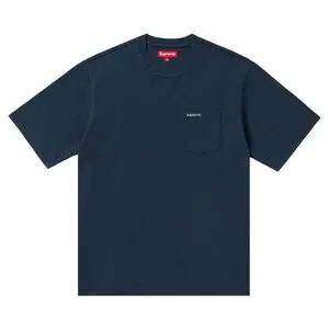 Supreme Short-sleeve Pocket Tee 'navy - Blue