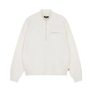 StÜssy Half Zip Mock Neck Sweater