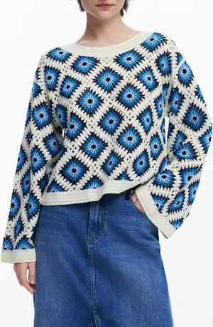 Desigual Patterned Sweaters For Women