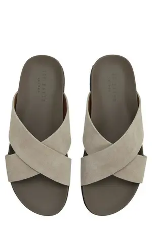 Ted Baker London Saltburn Slide Sandal - Light Grey