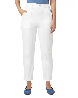 Hue Utility Skimmer Pants - White