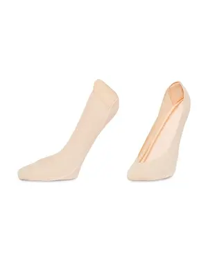 Hue Heel Bliss Cushioned Back Liner Socks Pack - Assorted