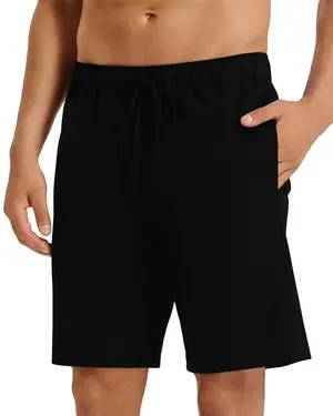 Hanro Night And Day Knit Shorts - Black