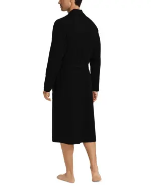 Hanro Night And Day Cotton Robe - Black