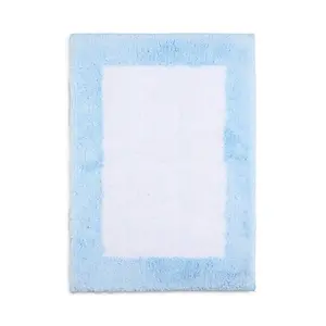 Aqua Bordered Bath Rug Exclusive - Mint