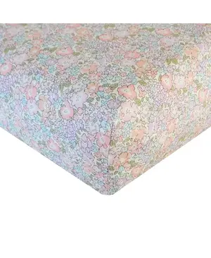 COCO & WOLF Liberty Fabric Fitted Sheet - Michelle Lilac