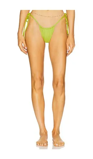 Frankies Bikinis Tia Bikini Bottom - Lily Pad