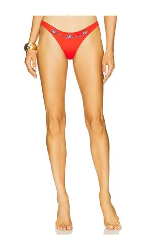 Frankies Bikinis Frankies Bikinis Dove Bikini Bottom Market Rose