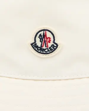 Moncler Bucket Hat - Cream