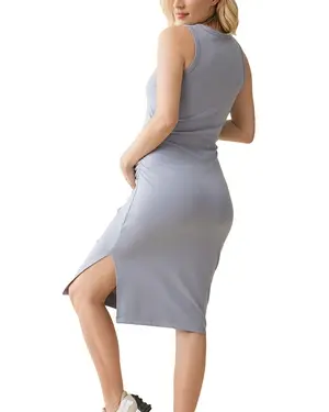 INGRID & ISABEL Ruched Bodycon Maternity Dress