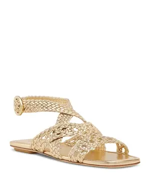 STUART WEITZMAN Thea Sandals - Golden