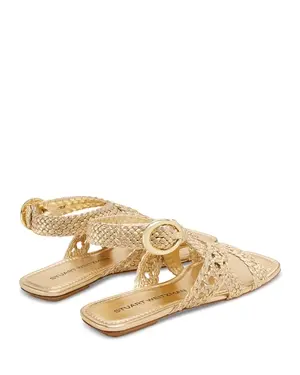 STUART WEITZMAN Thea Sandals - Golden