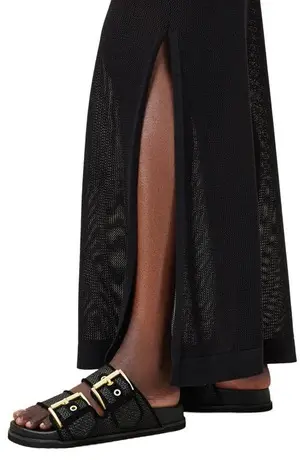 ALLSAINTS Sian Raffia Two-strap Sandal