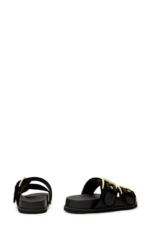 ALLSAINTS Sian Raffia Two-strap Sandal