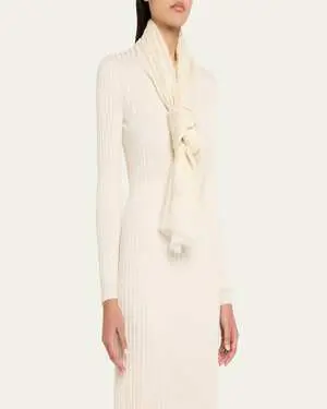 Janavi Blooming Garden Cashmere Scarf