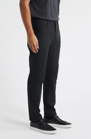 Zella Driver Slim Fit Five-pocket Trousers - Black