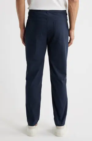 Zella Driver Slim Fit Five-pocket Trousers - Navy Eclipse
