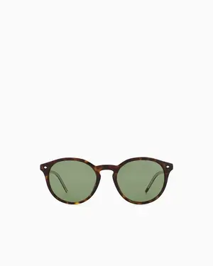 Giorgio Armani Panto Sunglasses - Brown