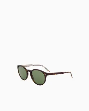 Giorgio Armani Panto Sunglasses - Brown
