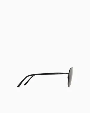 Giorgio Armani Aviator Sunglasses - Black