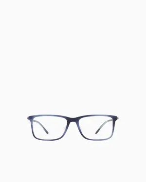 Giorgio Armani Rectangular Eyeglasses - Blue