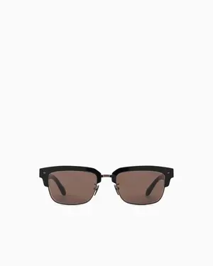 Giorgio Armani Rectangular Sunglasses - Black