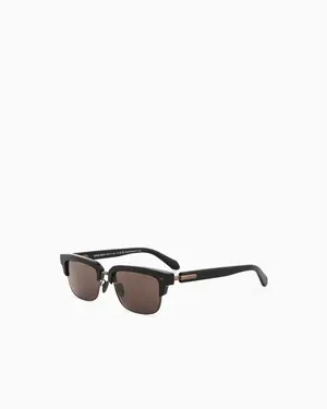 Giorgio Armani Rectangular Sunglasses - Black