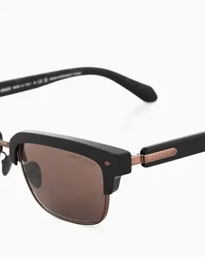 Giorgio Armani Rectangular Sunglasses - Black