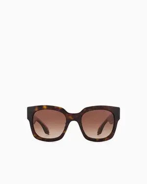 Giorgio Armani Square Bio-acetate Sunglasses - Brown